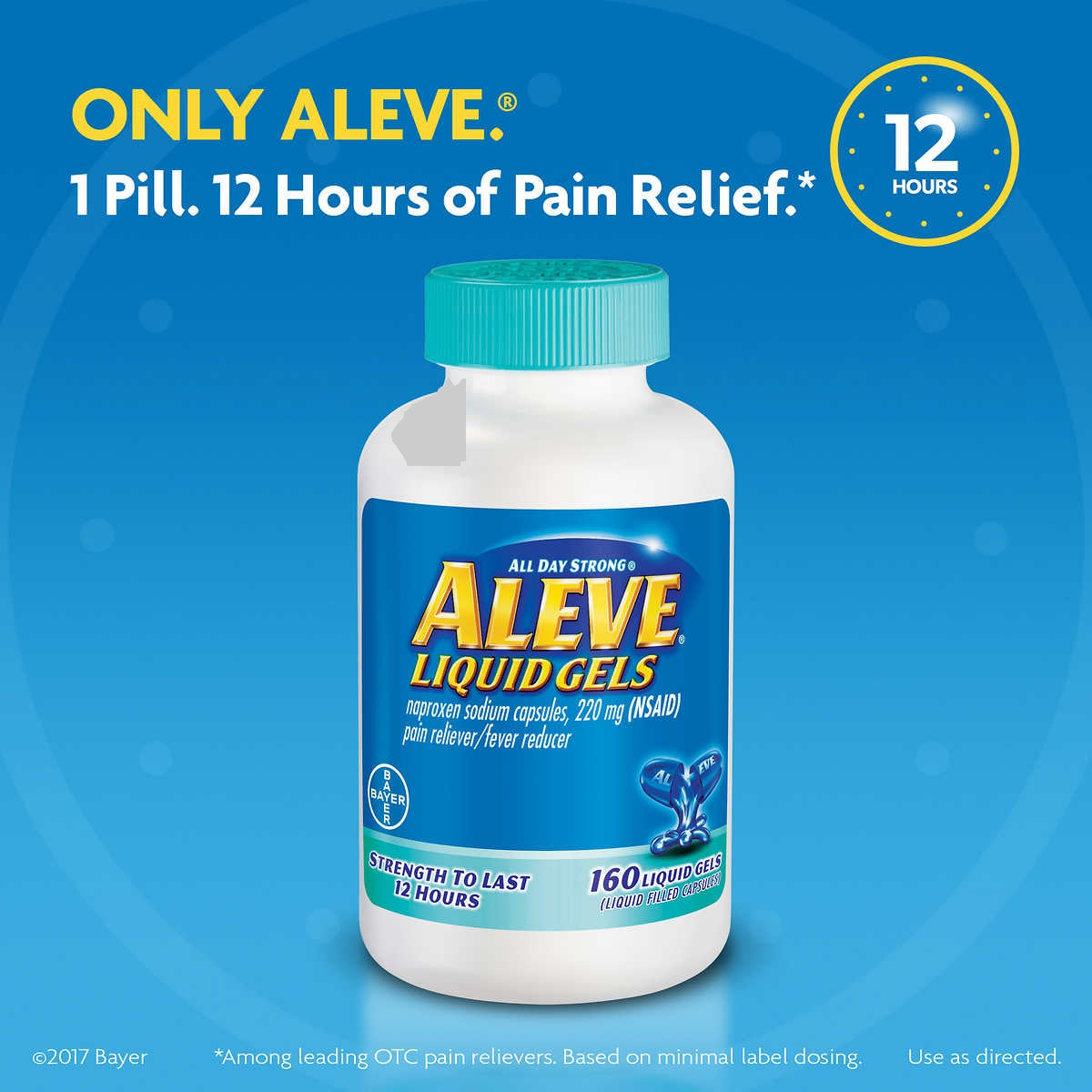 Aleve Liquid Gels 160 Count – Affordable Meds