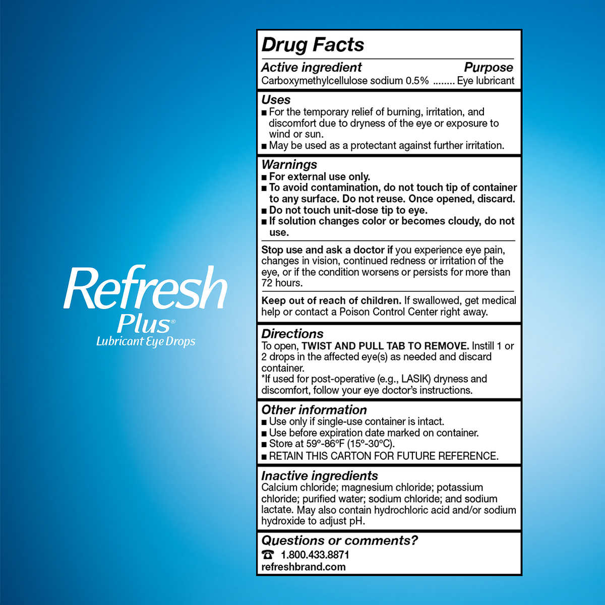 Refresh Plus 100 Count – Affordable Meds