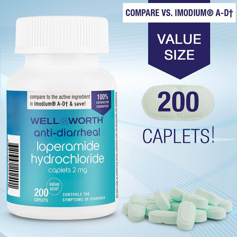 Buy Loperamide hcl 2mg - 240 Count | Anti-Diarrheal Caplets ...